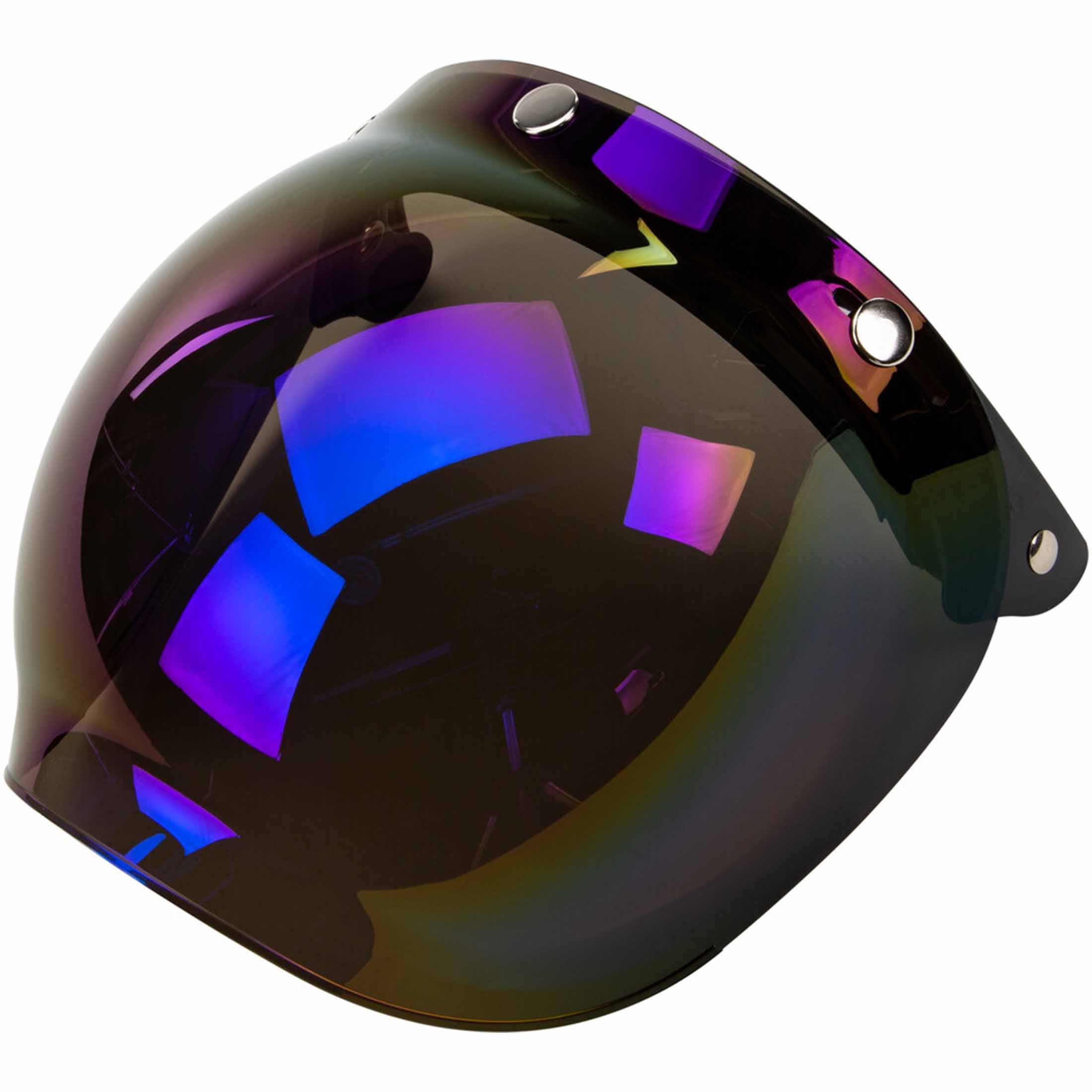 GMAX Bubble 3-Snap Flip-Up Universal Face Shield Helmet Accessories ...