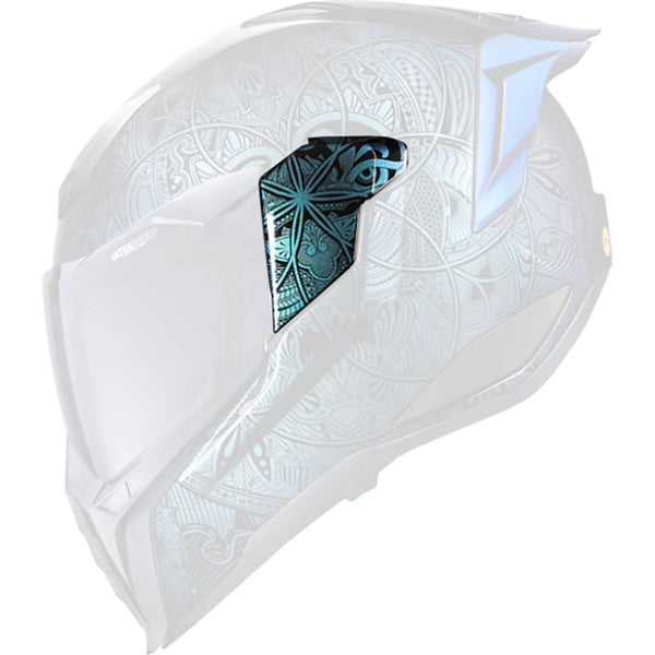 Icon Ultraflite Opal Mandala Side Plate Helmet Accessories ...