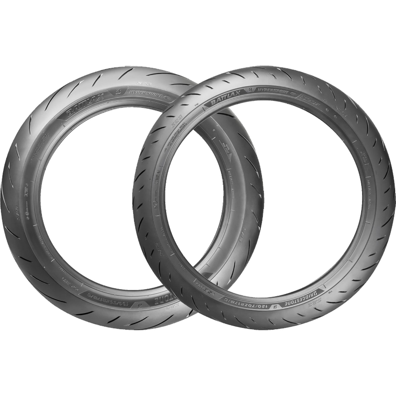 Bridgestone Battlax S23 17" Street Tire Set – Motorhelmets.com | Shop ...