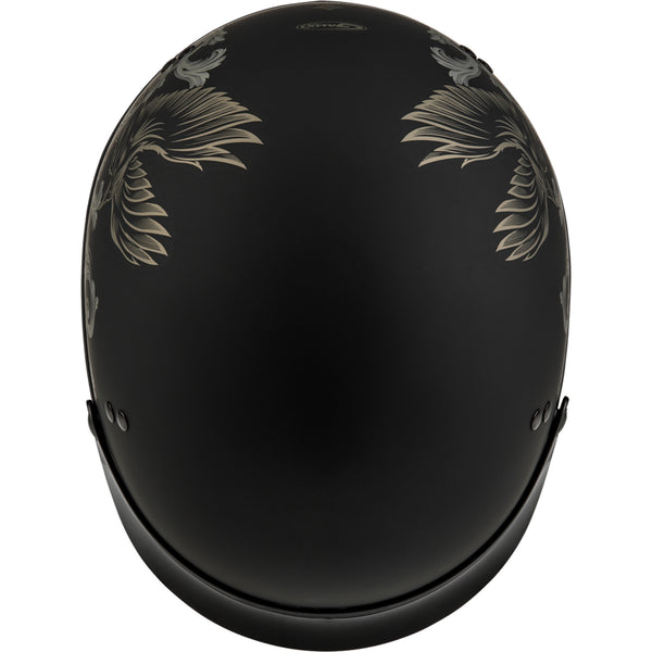 GMAX HH-65 Corvus W/Peak Visor Adult Cruiser Helmets – Motorhelmets.com ...
