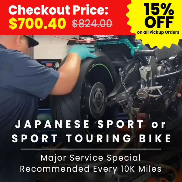Motorcycle Major Service Special - Recommended Every 10K Miles (at Loc ...